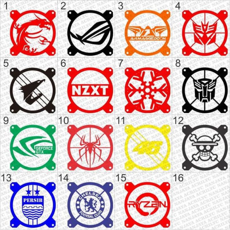Jual case fan 12 cm logo costum | Shopee Indonesia