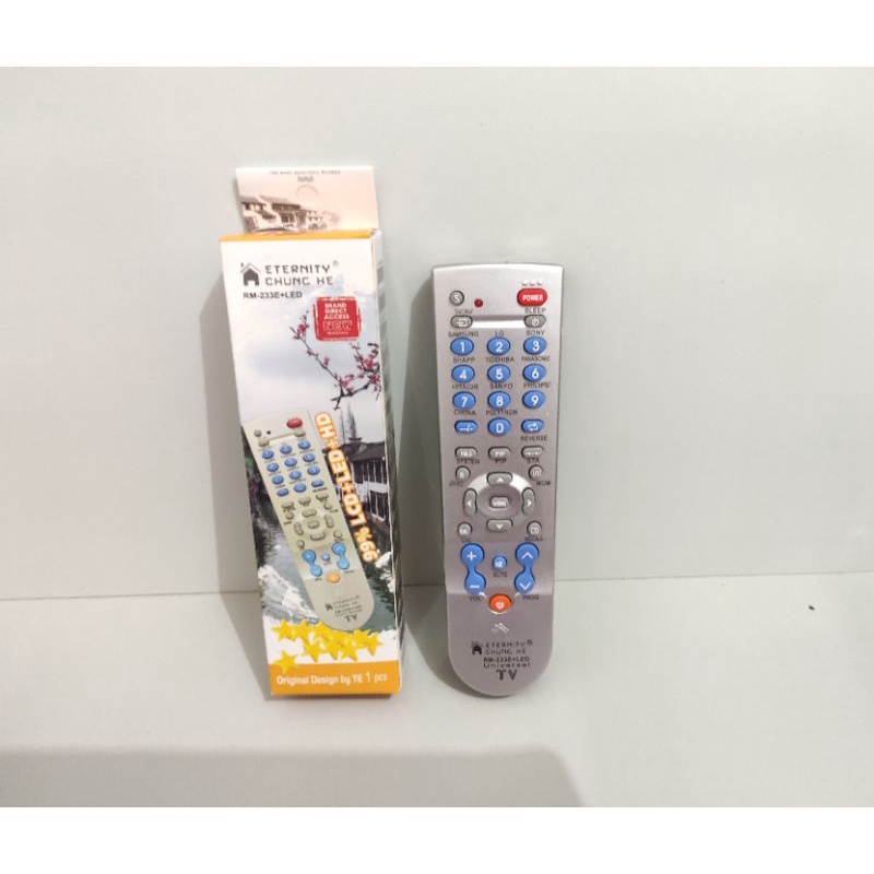 Jual Remote / REMOTE TV MULTI TABUNG LCD LED CHUNG HE RM 233E + LED | Shopee Indonesia