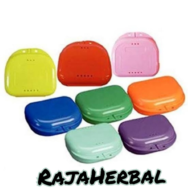 Jual Tempat Protesa Kotak Retainer Tempat Gigi Palsu Denture Box Kotak ...
