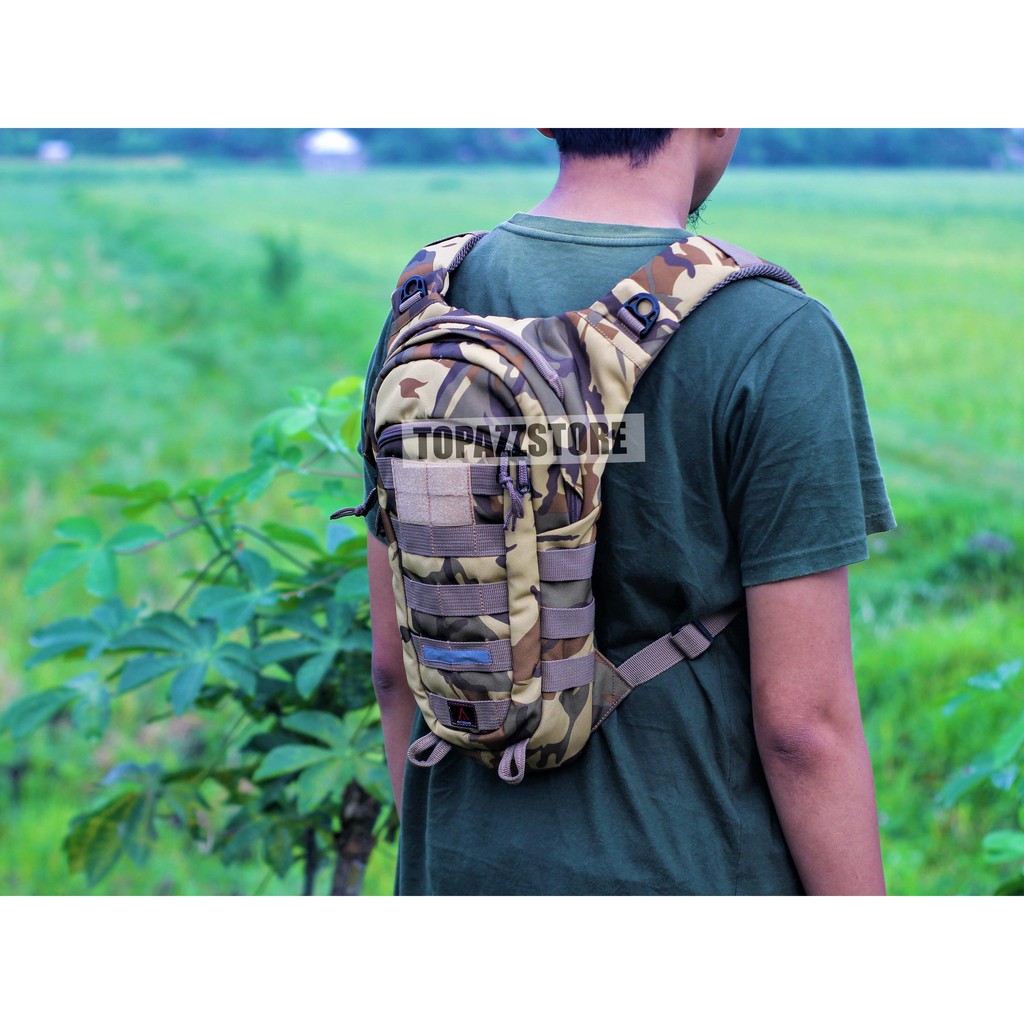 Jual Tas Sepeda Hydropack Army Loreng Lebanon Ransel Gowes Tactical ...