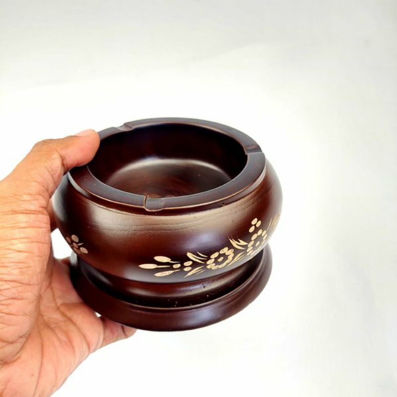 Jual Asbak Ukiran Cukit Batik Kembang Kayu Jati Asli Asbak Rokok Unik Lucu Shopee Indonesia