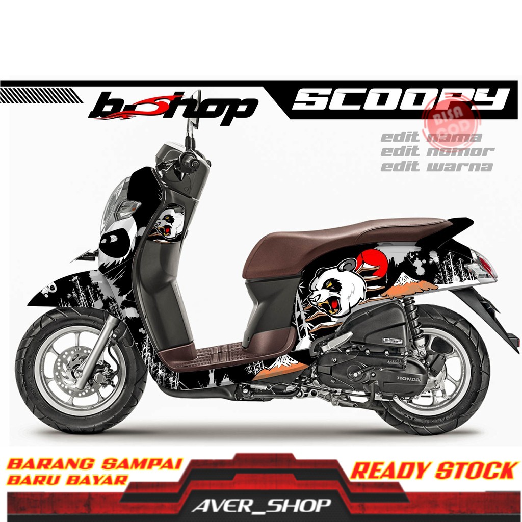 Jual Stiker scoopy full body Striping scoopy fi variasi Decal motor ...