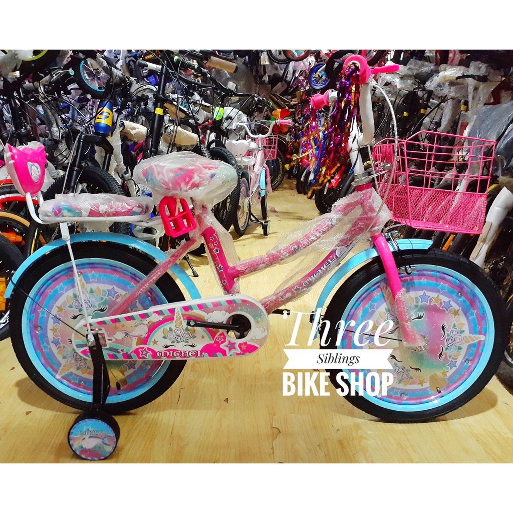 Jual SEPEDA MINI ANAK MICHEL KUDA PONI 18 INCH - PINK | Shopee Indonesia