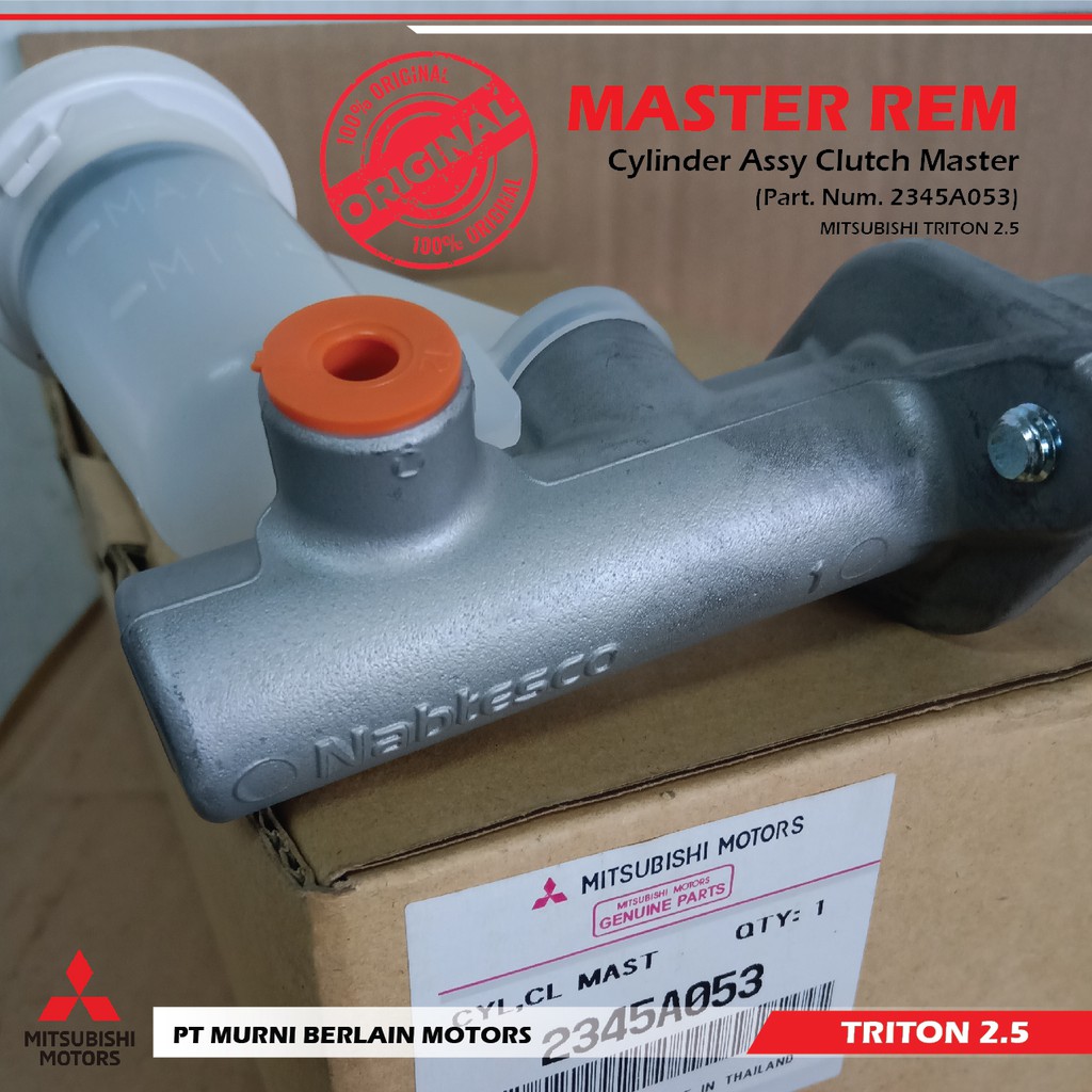 Jual MASTER REM (Cylinder Assy Clutch Master) Mitsubishi TRITON 2.5 ...