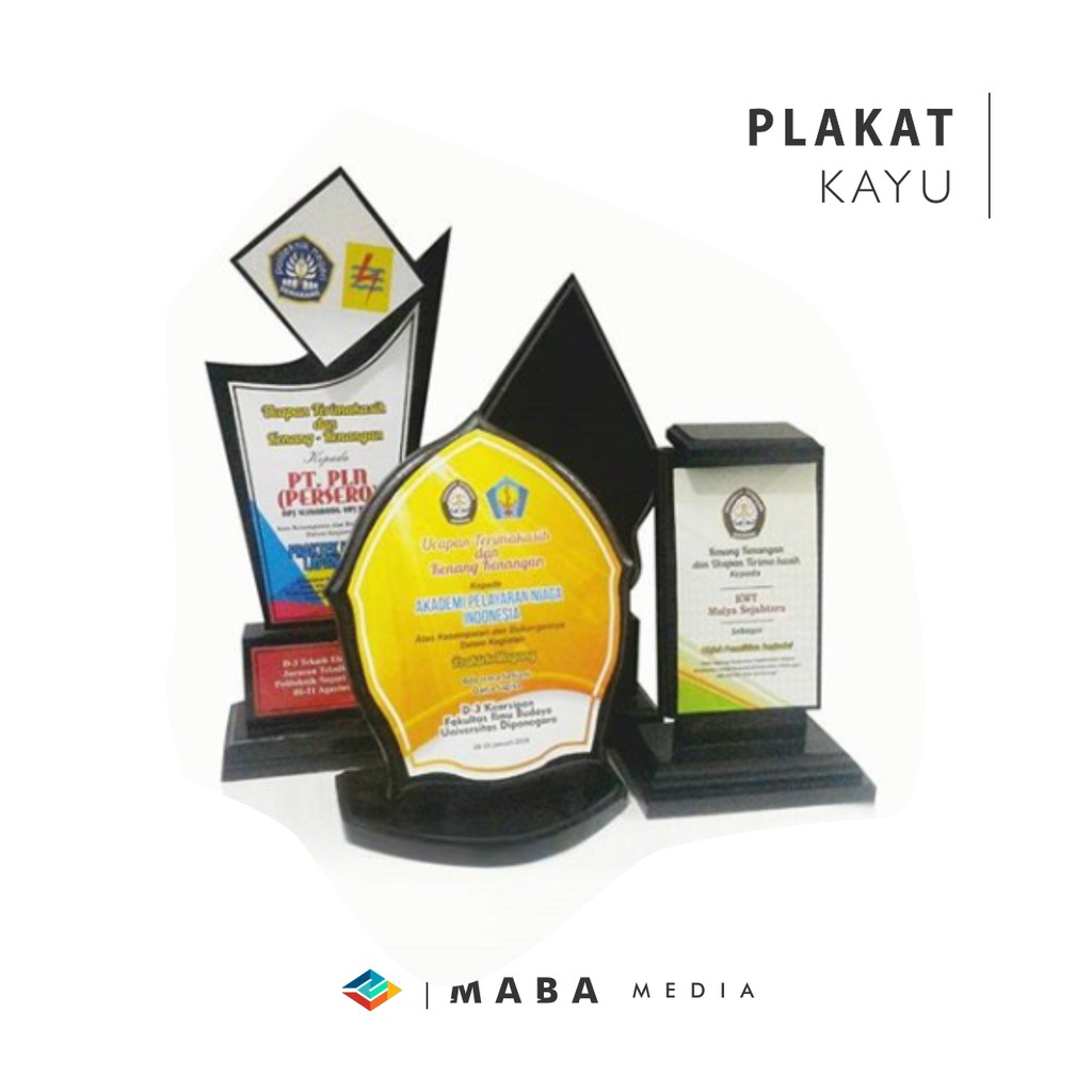 Jual PLAKAT KAYU | Plakat Murah | Plakat MAGANG | Vandel Kayu | Plakat ...