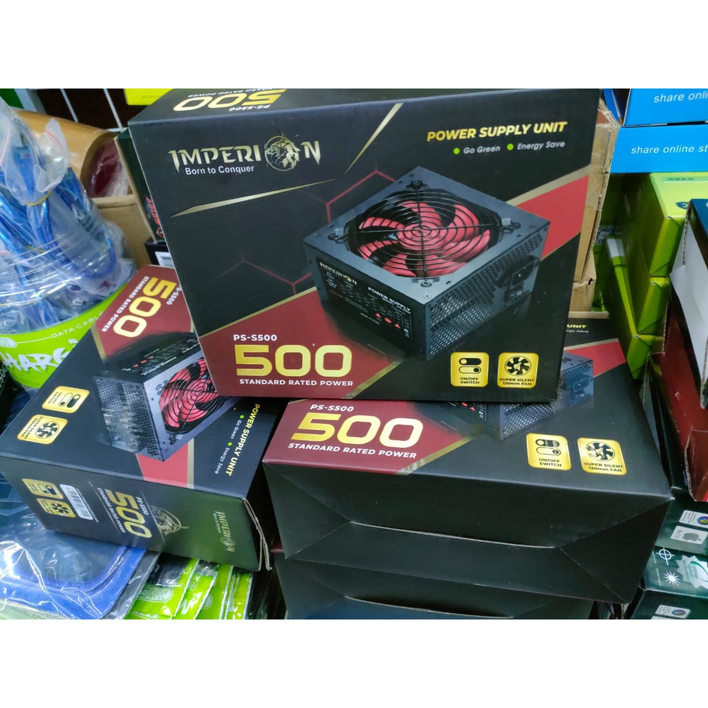 Jual Power Supply Imperion ATX 500WATT | Shopee Indonesia