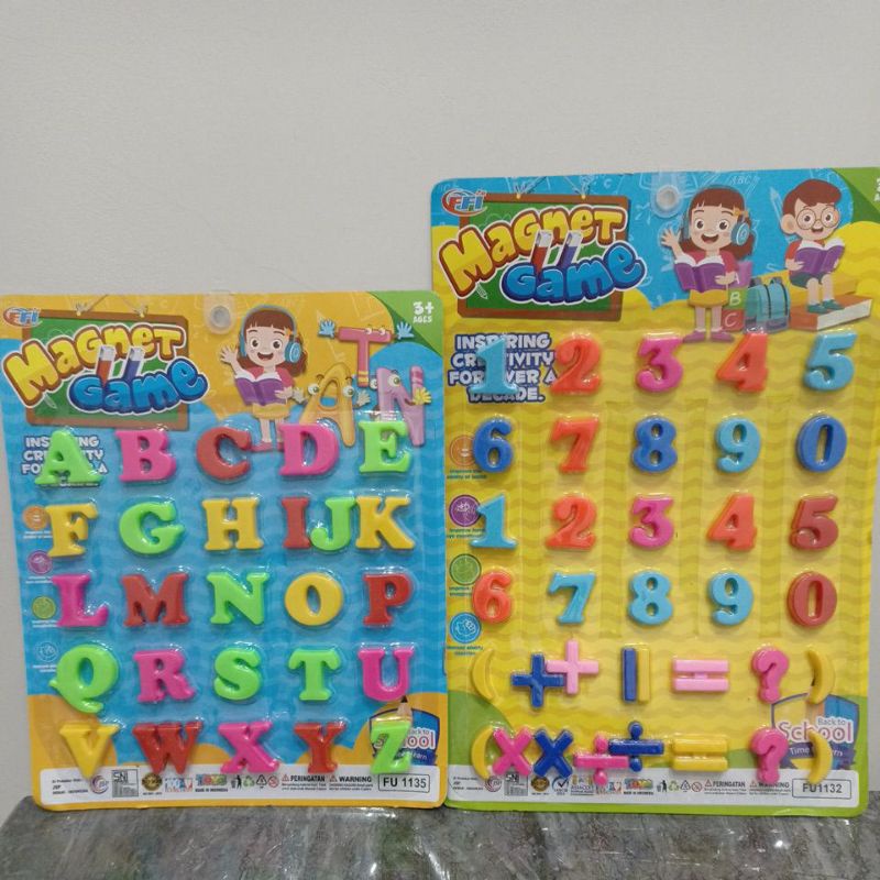 Jual MAINAN EDUKASI HURUF ALPHABET / ANGKA | Shopee Indonesia