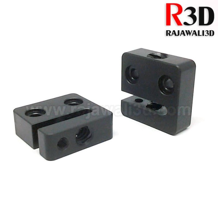 Jual Openbuilds Anti Backlash Nut Block POM Delrin For LeadScrew T8-2 ...