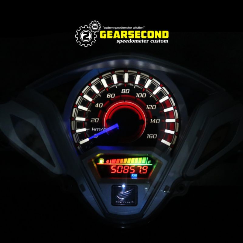Jual PANEL SPEEDOMETER CUSTOM HONDA VARIO 110 KARBU / VARIO 110 TECHNO ...