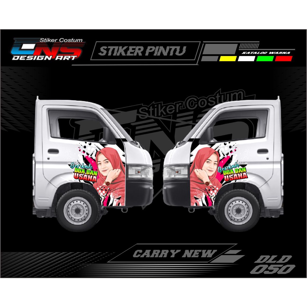 Jual Sticker Stiker Pintu Mobil Pick Up Suzuki New Carry Sticker Stiker ...