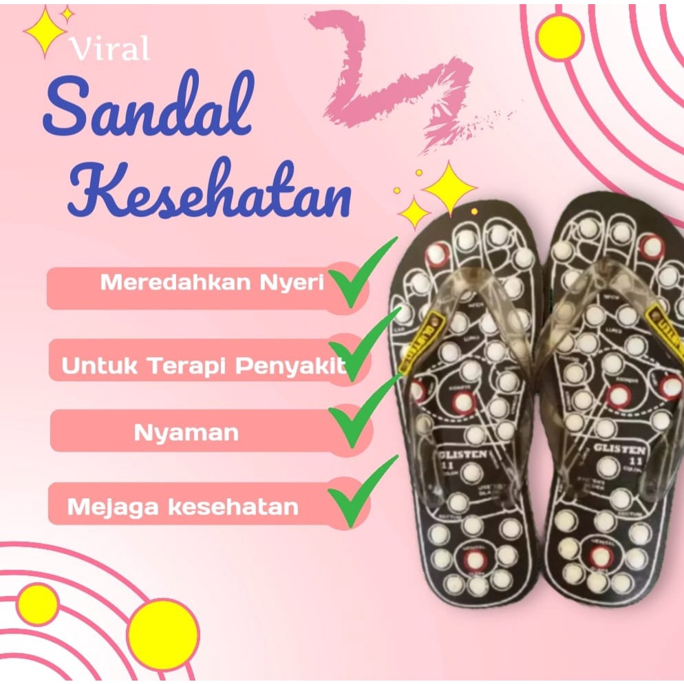 Jual Sandal kesehatan - Sandal Terapi - Sandal Rematik- Sandal - Sandal ...