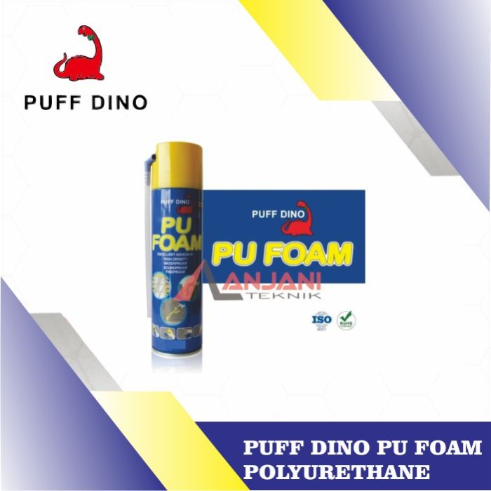 Jual PUFF DINO PU FOAM 750 ML POLYURETHANE SEALANT SPRAY PUFFDINO 750ML ...
