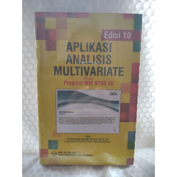 Jual buku aplikasi analisis multivariate program IBM SPSS 26 by imam Ghozali original | Shopee ...