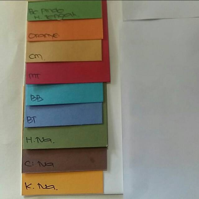 Jual Kertas bc / manila / briefcard warna tua ukuran F4 / A4 | Shopee ...