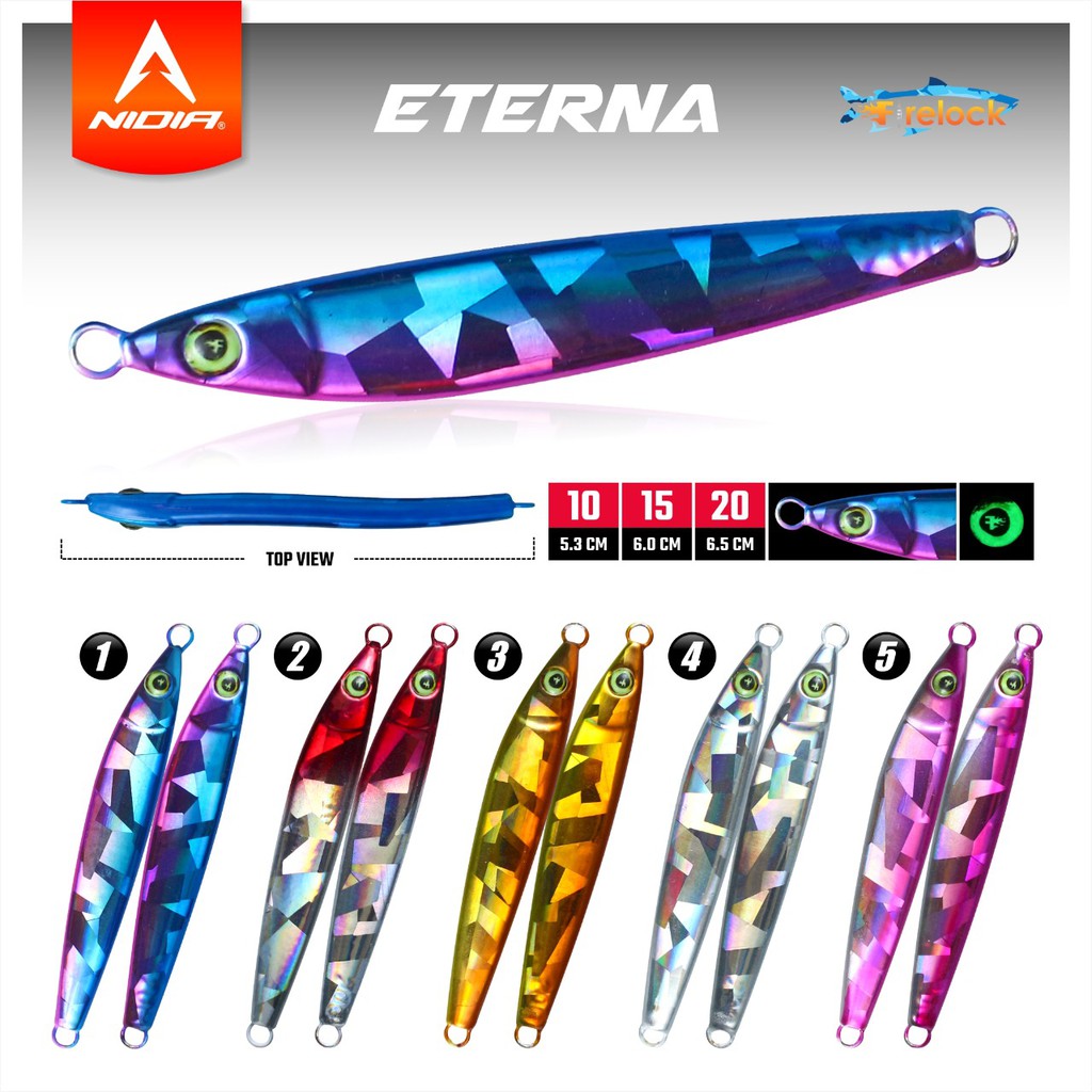 Jual Metal Jig untuk Micro Jigging - CastJig - Micro Jig ETERNA 10 Gram - 15 Gram - 20 Gram ...