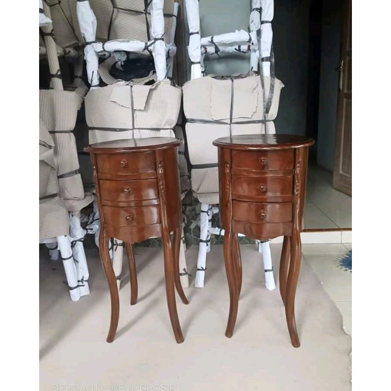 Jual Harga promo : Nakas cempolong,Nakas oval 3 laci,Rak bunga,rak 3 ...