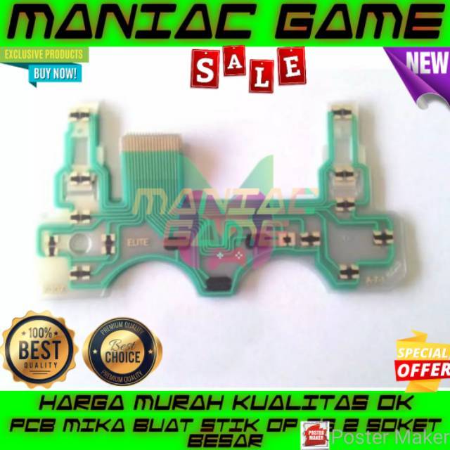 Jual PCB PLASTIK STIK OP PS 2 SOCKET BESAR | Shopee Indonesia