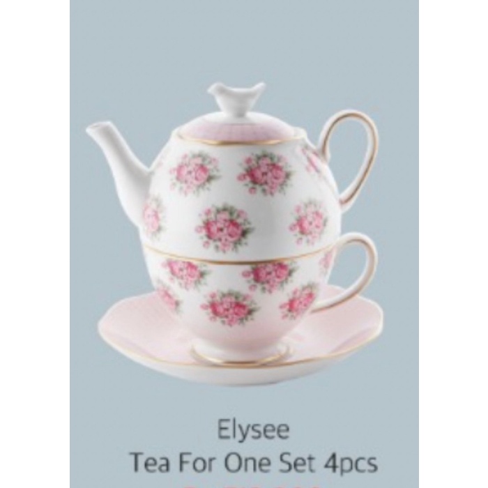 Jual Tea for One Set Teapot Teacup Ceramic St Saint James Fine Bone ...