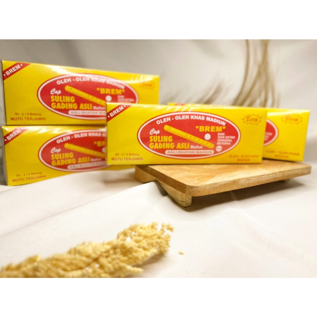 Jual Kue Brem Suling ASli Madiun isi 3 Lonjor | Shopee Indonesia