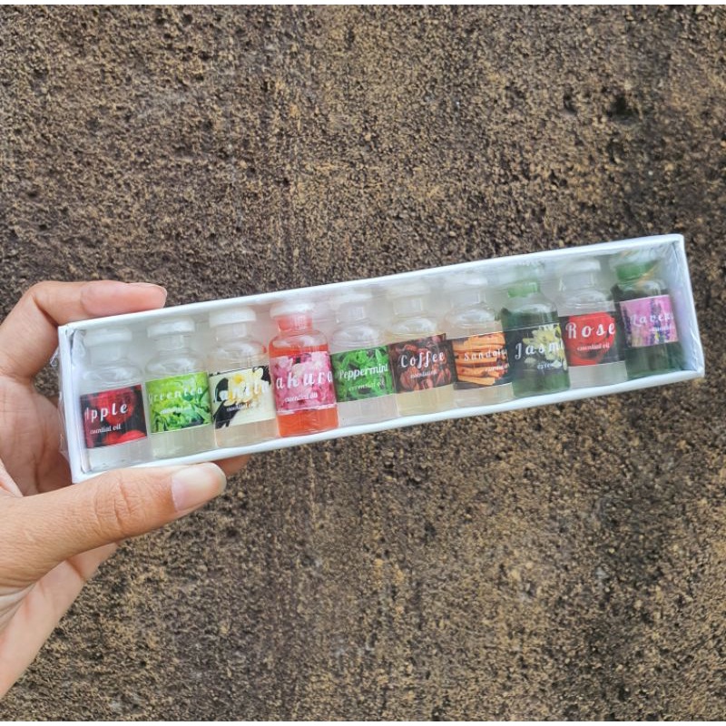 Jual Paket Refill 10 Aromatherapy Oil 10botol @4,5ml & @3ml | Shopee Indonesia