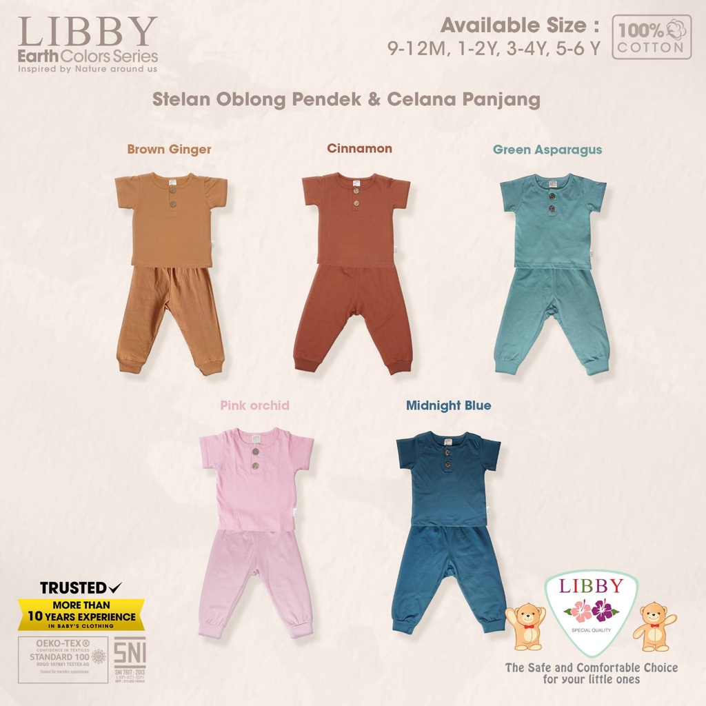 Jual LIBBY Fave Set Earth Color Series Setelan Baju Pendek Celana ... Jual LIBBY Fave Set Earth Color Series Setelan Baju Pendek Celana ...