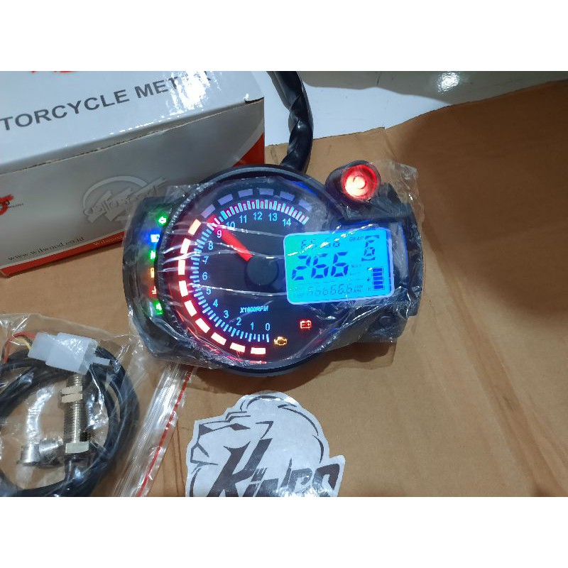 Jual speedometer digital model R1 fitur terlengkap fuel meter rpm tipe ...