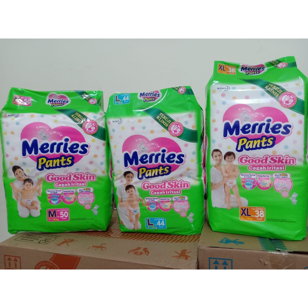 Jual MERRIES Pants M50, L44, XL38 | Shopee Indonesia