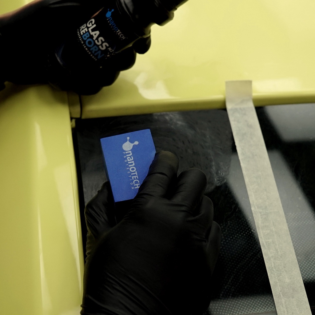 Jual GLASS REBORN + APPLICATOR FELT BLOCK - Obat Polish Jamur Kaca ...