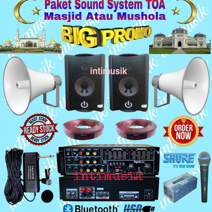 Jual Paket Sound System TOA Masjid atau Mushola ( In Out II ) | Shopee Indonesia