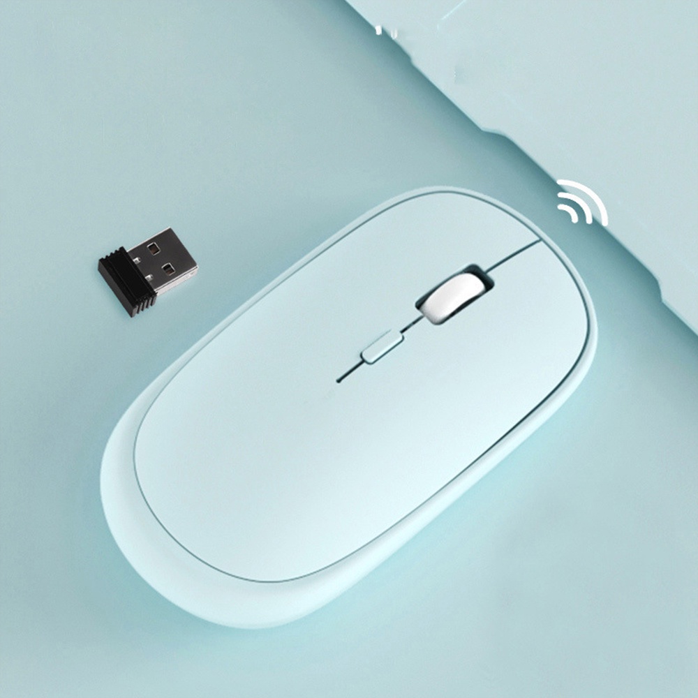 Jual Wireless Optical Mouse Slim Tipis 2.4G Optical Mouse Gaming Dengan ...