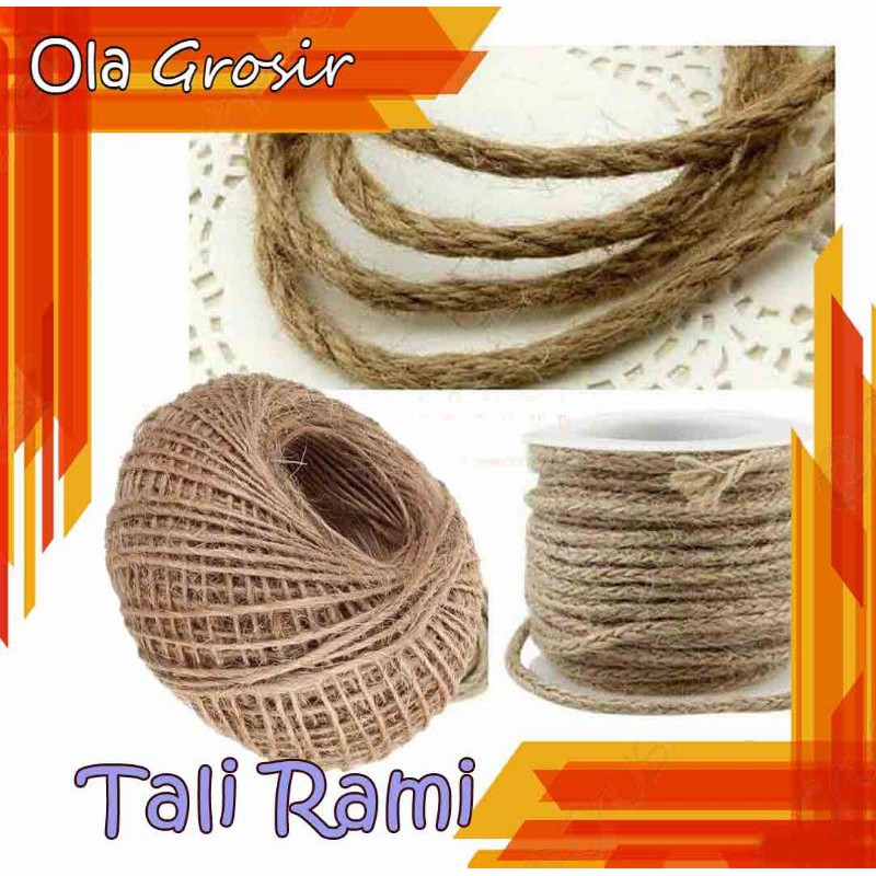 Jual Tali rami 50 METER tali karung goni tali seni tali polaroid tali ...