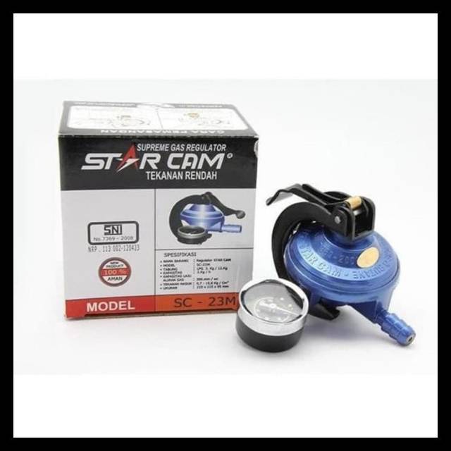 Jual Regulator Gas dengan Meteran Star Cam SC-23M | Shopee Indonesia