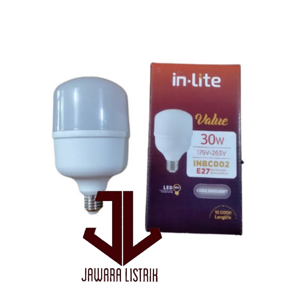Jual LAMPU LED CAPSULE IN LITE VALUE 30W 30 W WATT INBC002 PUTIH BERGARANSI | Shopee Indonesia