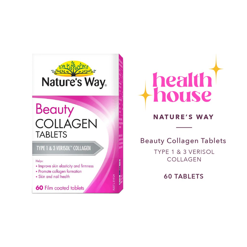 Jual Ready!! Nature's Way Beauty Collagen Booster - 60 tablets | Shopee ...