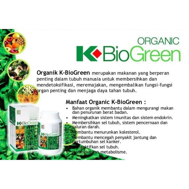 Jual K-BIO GREEN 500 gram (ASLI DAN REKOMENDED) | Shopee Indonesia