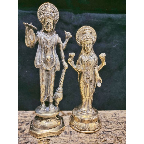 Jual Arca Patung Dewa Wisnu Sri Narayana dan Dewi Laksmi (COD) | Shopee ...