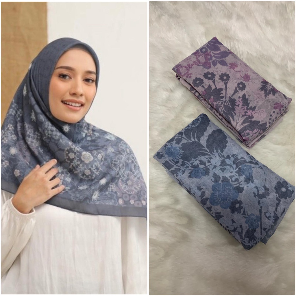 Jual Voal Motif Premium / Hijab Segi Empat Voal Motif Premium Lasercut / Jilbab Voal Motif ...