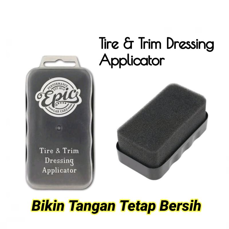 Jual Aplikator Busa Semir Ban / Tire and Trim Dressing | Shopee Indonesia