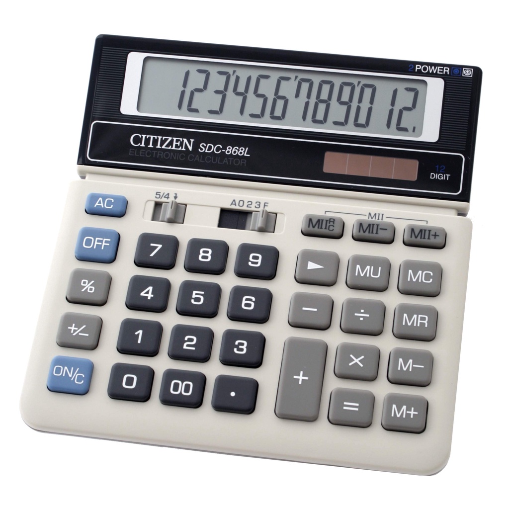 Jual Kalkulator Meja CITIZEN SDC-868L Office Desktop Calculator 868 L ...
