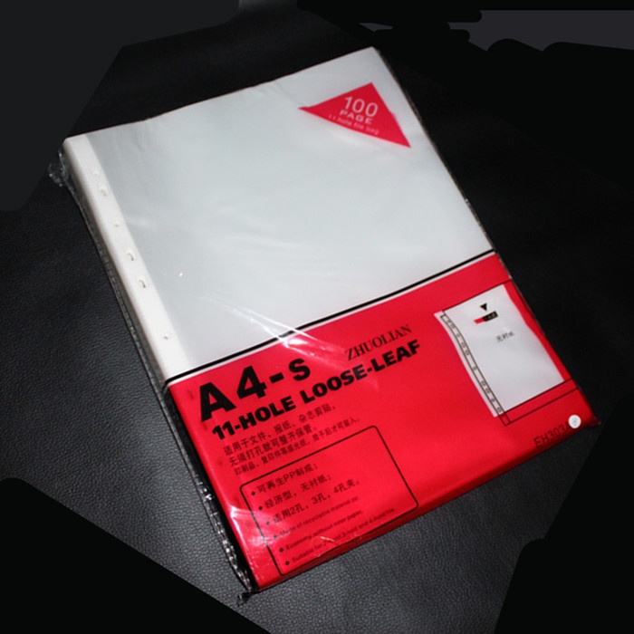 Jual PP POCKET ISI 20 PCS SHEET PROTECTOR PLASTIK KERTAS ANTI AIR ...