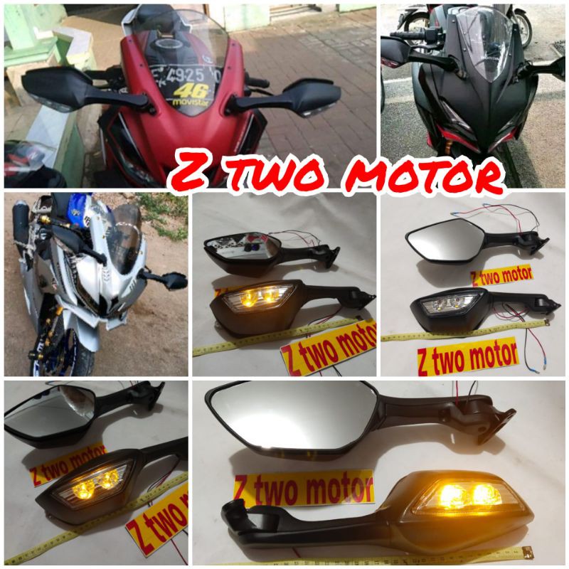 Jual Spion ZX10 Plus Sein Kawasaki UniversalR25 R15 CBR250RR ZX636 Z10R ...