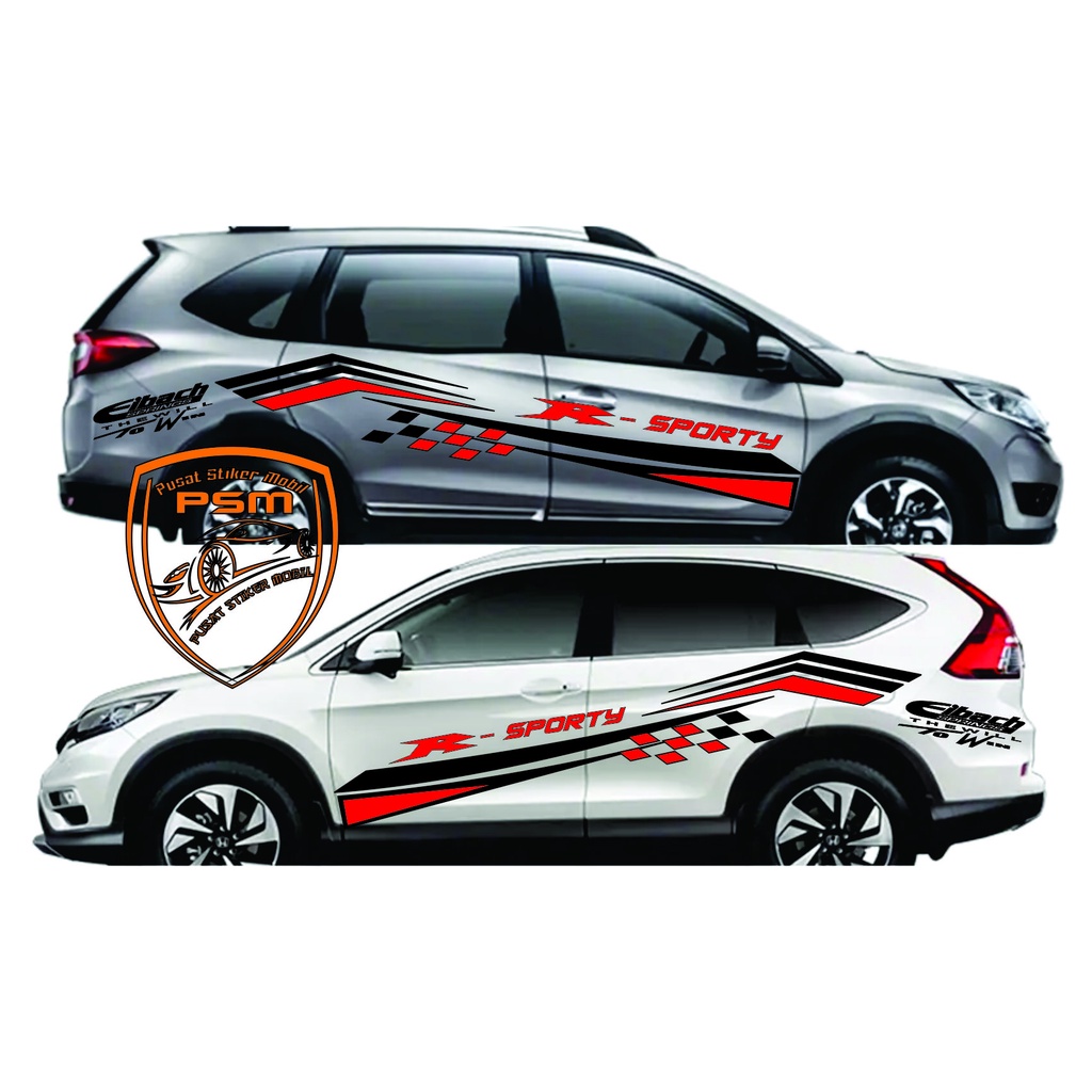 Jual Stiker mobil honda Hrv new jazz toyota avanza stiker racing sport ...