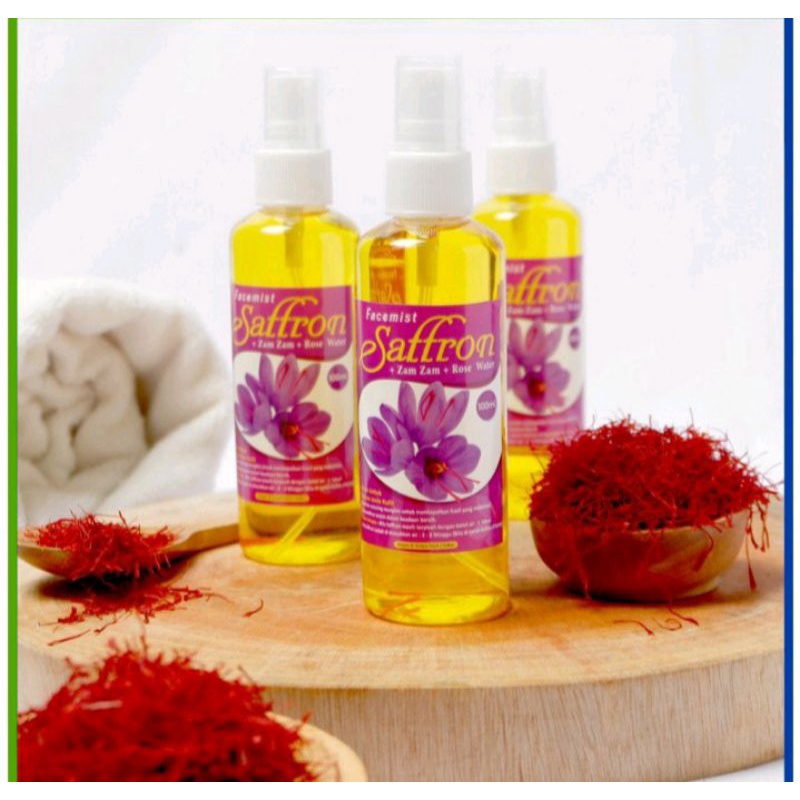 Jual Facemist Safron Spray 100 ml With Zam-Zam Water. Original | Shopee ...