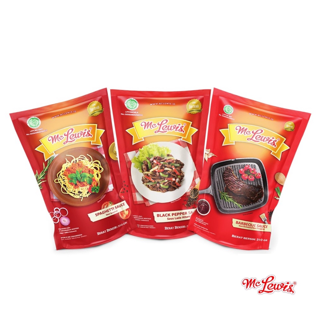Jual MCLEWIS Saus Barbeque, Lada Hitam, Spaghetti 310gr | Shopee Indonesia