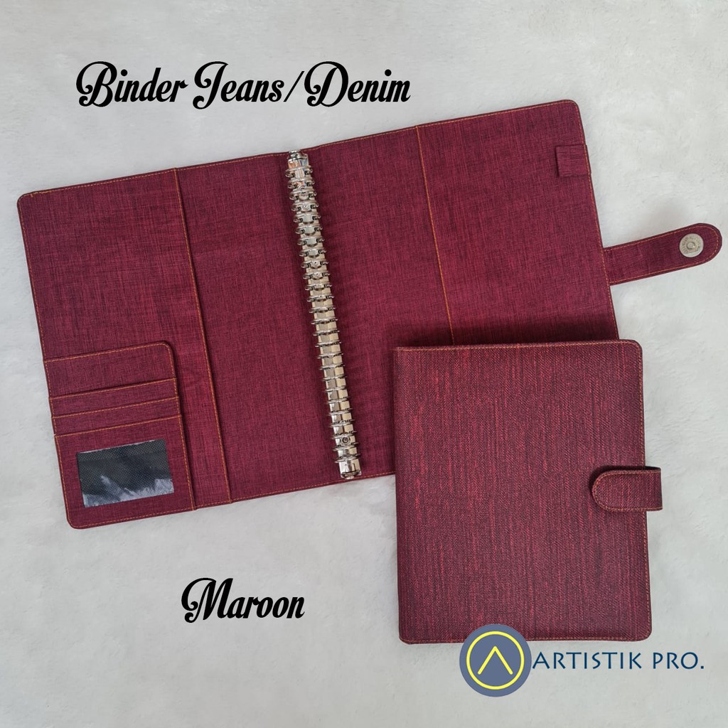 Jual BINDER JEANS/DENIM 7 PILIHAN WARNA, A5 & B5 | Shopee Indonesia