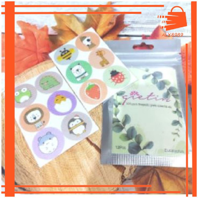 Jual isi 48pcs Stiker Masker Tempel Stiker Aromaterapi Stiker Buat ...