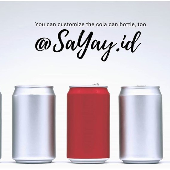 Jual BOTOL MINUM KALENG COLA CUSTOM | Shopee Indonesia