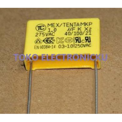 Jual Kapasitor capasitor MKM/MKT/MKP 1uf 2750V 105 275V AE99 tkelku2 Segera Beli | Shopee Indonesia