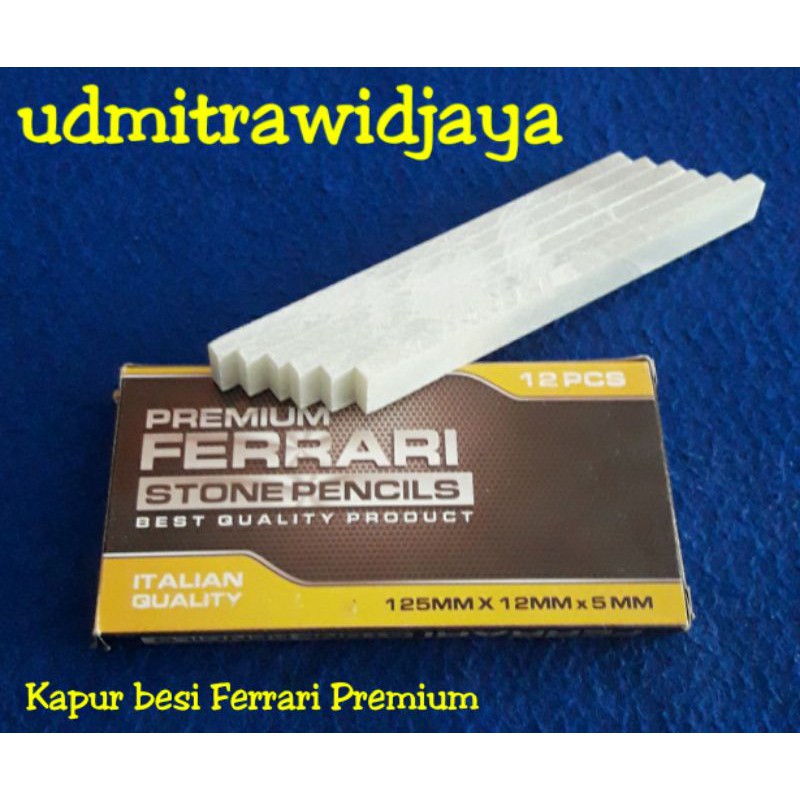 Jual Kapur besi Ferrari Premium Stone pencils pensil baja kapur tukang besi | Shopee Indonesia
