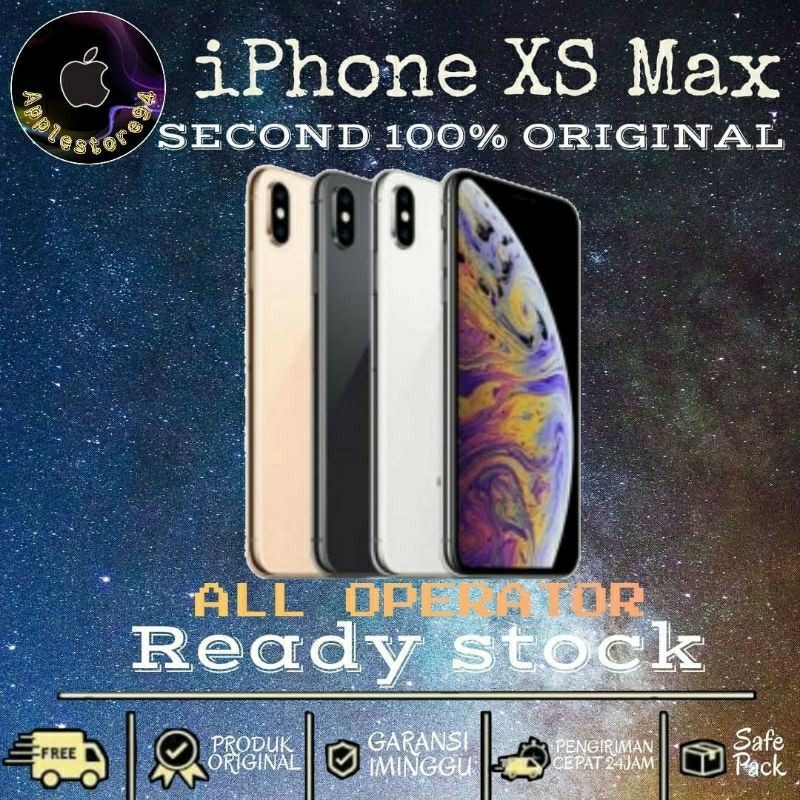Jual Apple XS MAX 64GB/256GB/512GB second 100% original | Shopee Indonesia